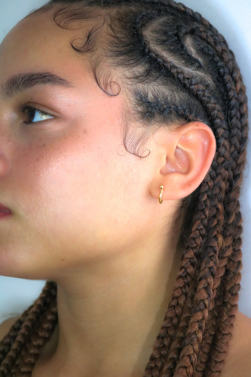 1970s Micro Mini Gold Huggies in Matte – Brooklyn Bleu